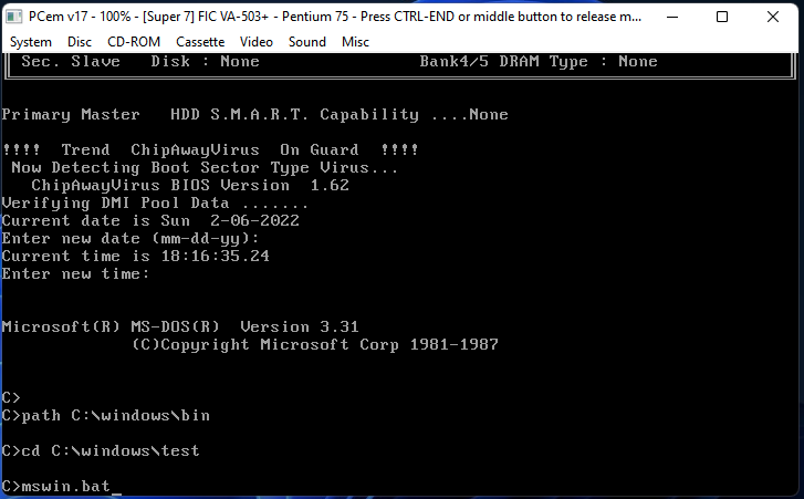 Windows 1.0 DR5 Emulator tutorial — Martin Nobel