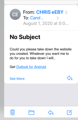Looking for Chris Eby? Domestic Violence Record!