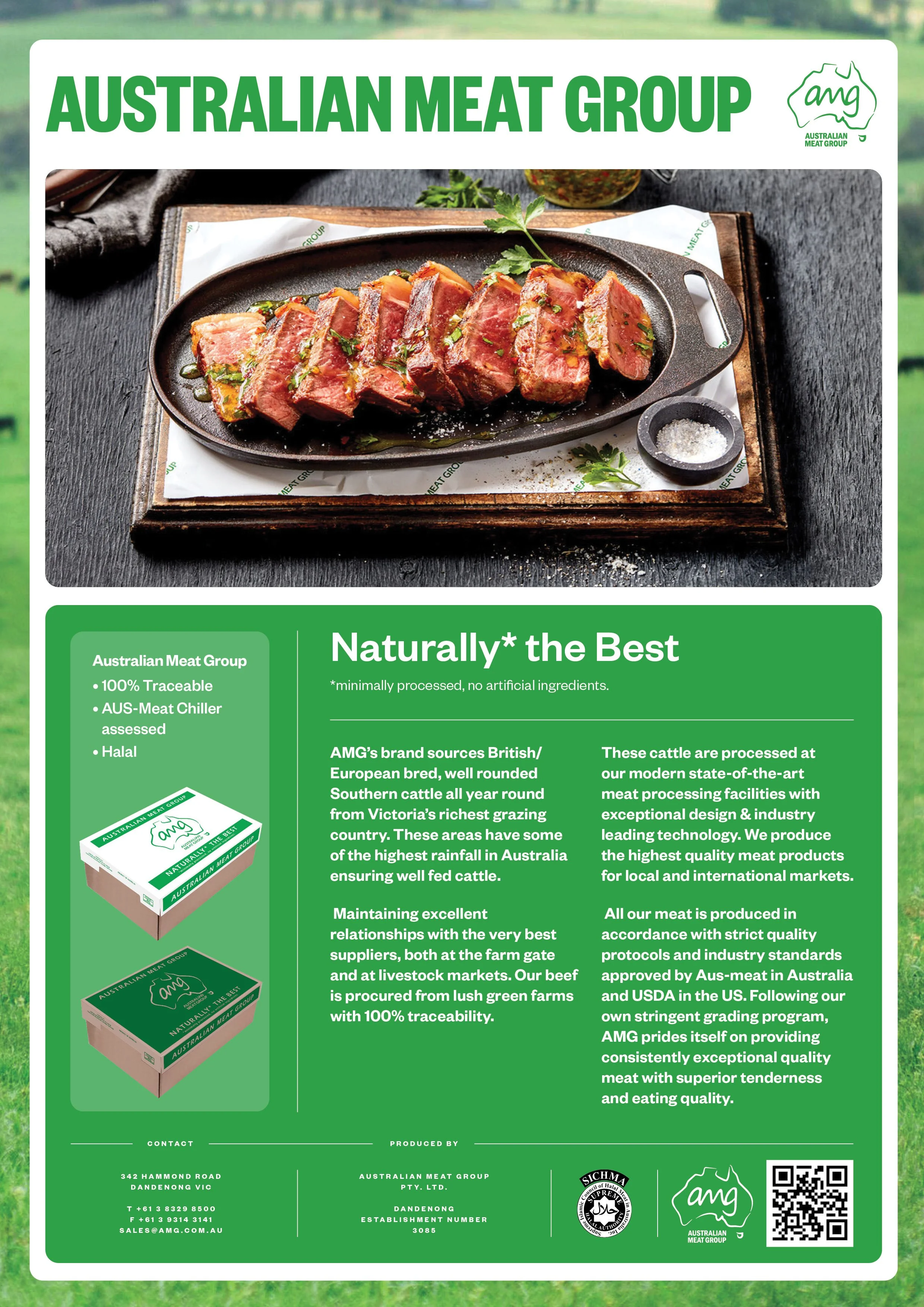 AMG Beef — AUSTRALIAN MEAT GROUP