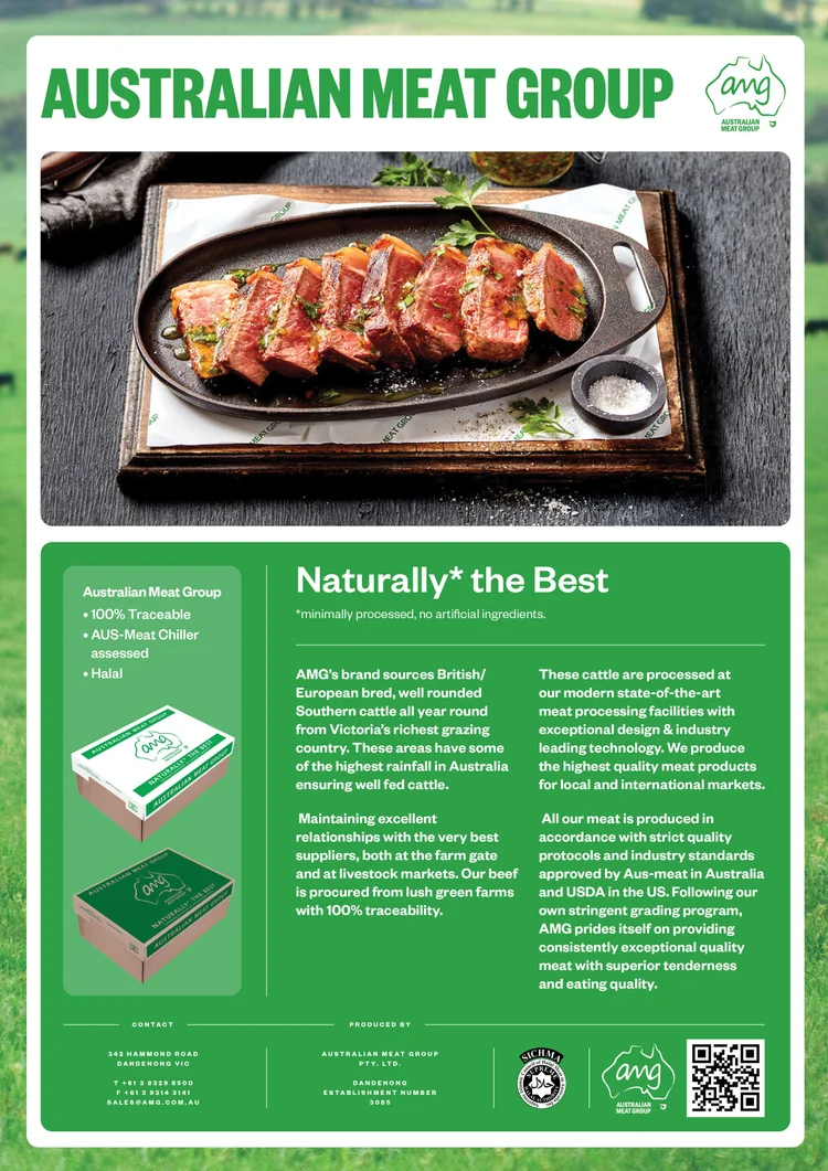 AMG Beef — AUSTRALIAN MEAT GROUP