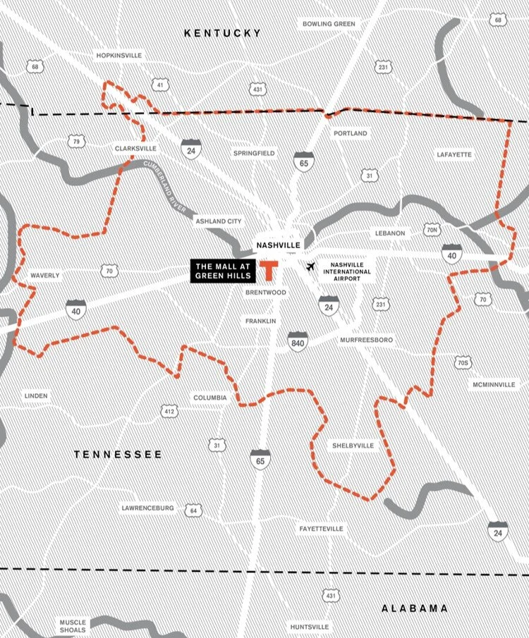 Mall at Green Hills — Lease with Taubman