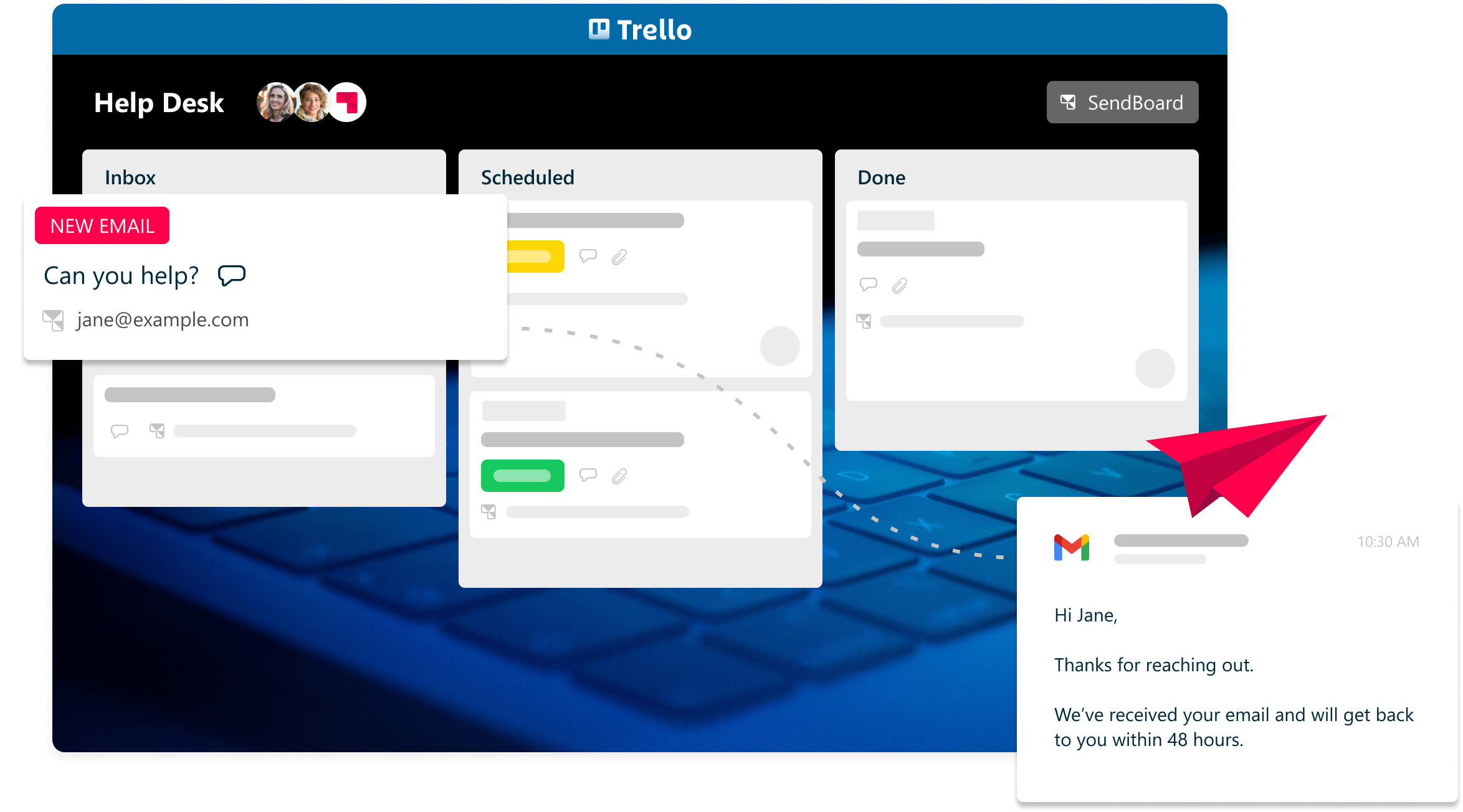 Help Desk & Support in Trello | Email for Trello Power-Up