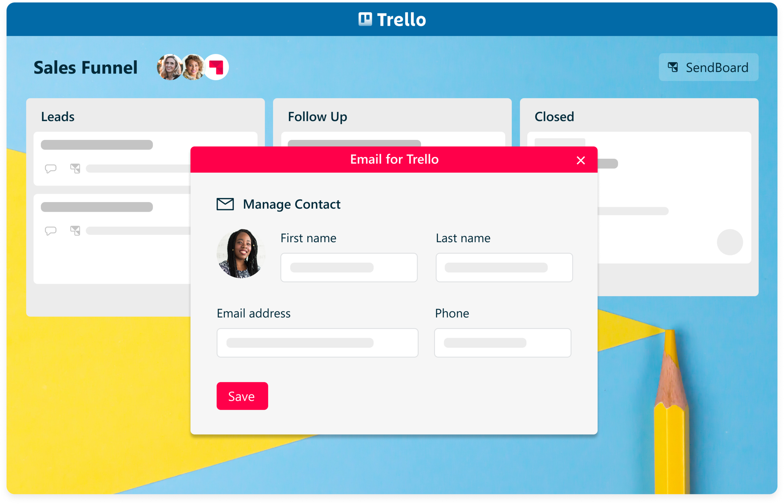 Sales & CRM in Trello | Email for Trello Power-Up