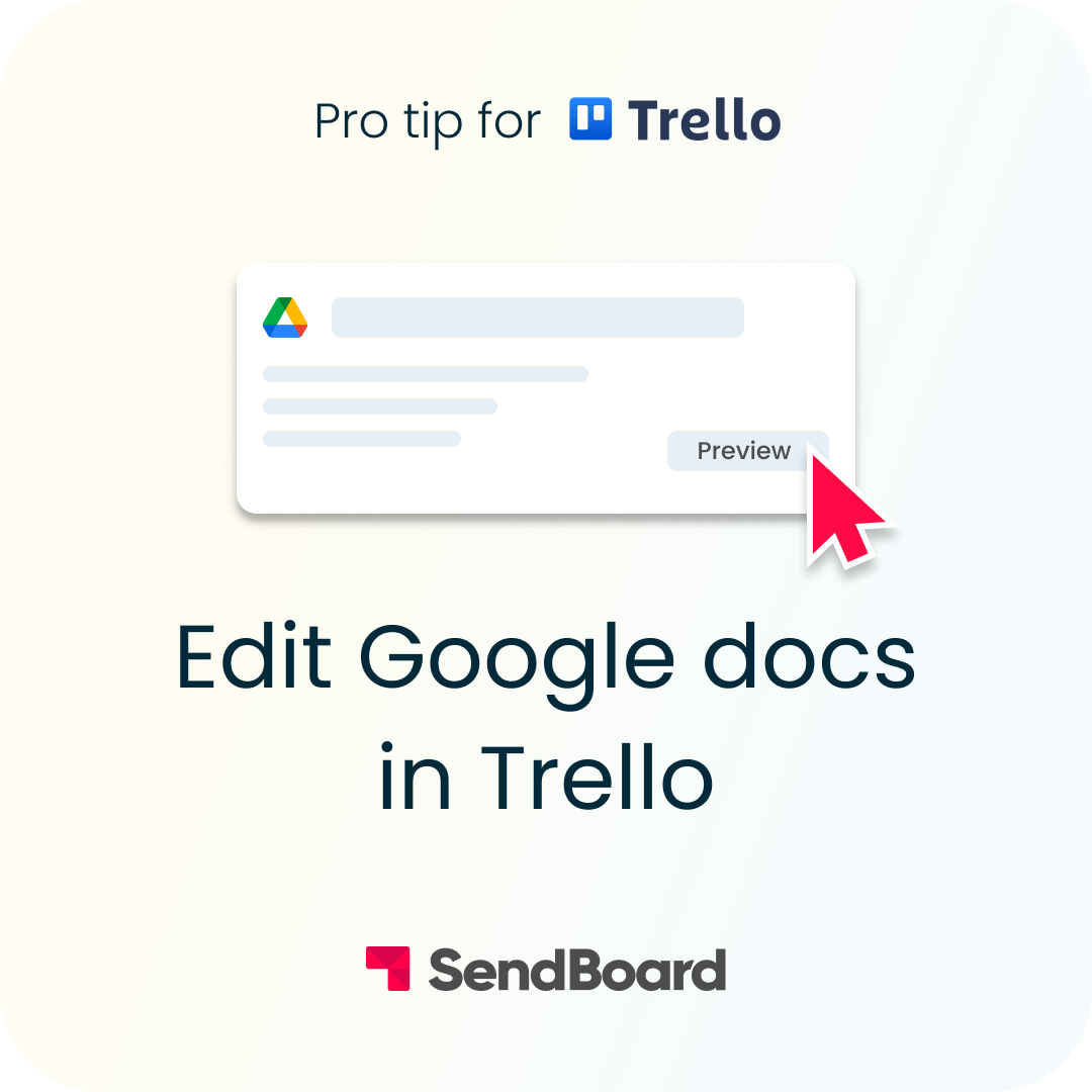 Edit Google Docs in Trello