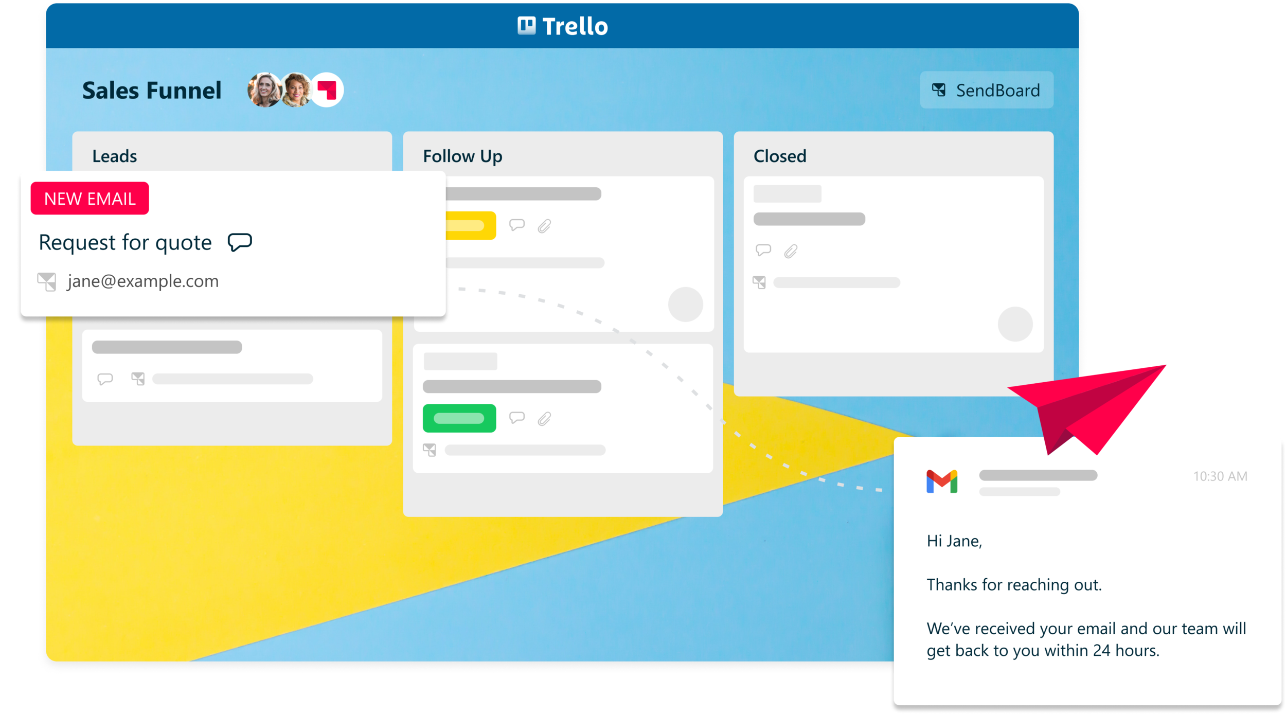 Sales & CRM in Trello | Email for Trello Power-Up