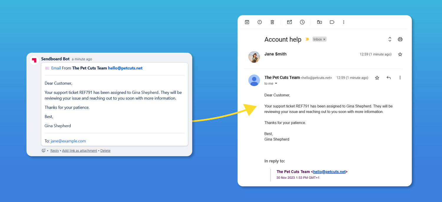 How to automatically send out a "Ticket Assigned" email when a Trello team member is assigned to ...