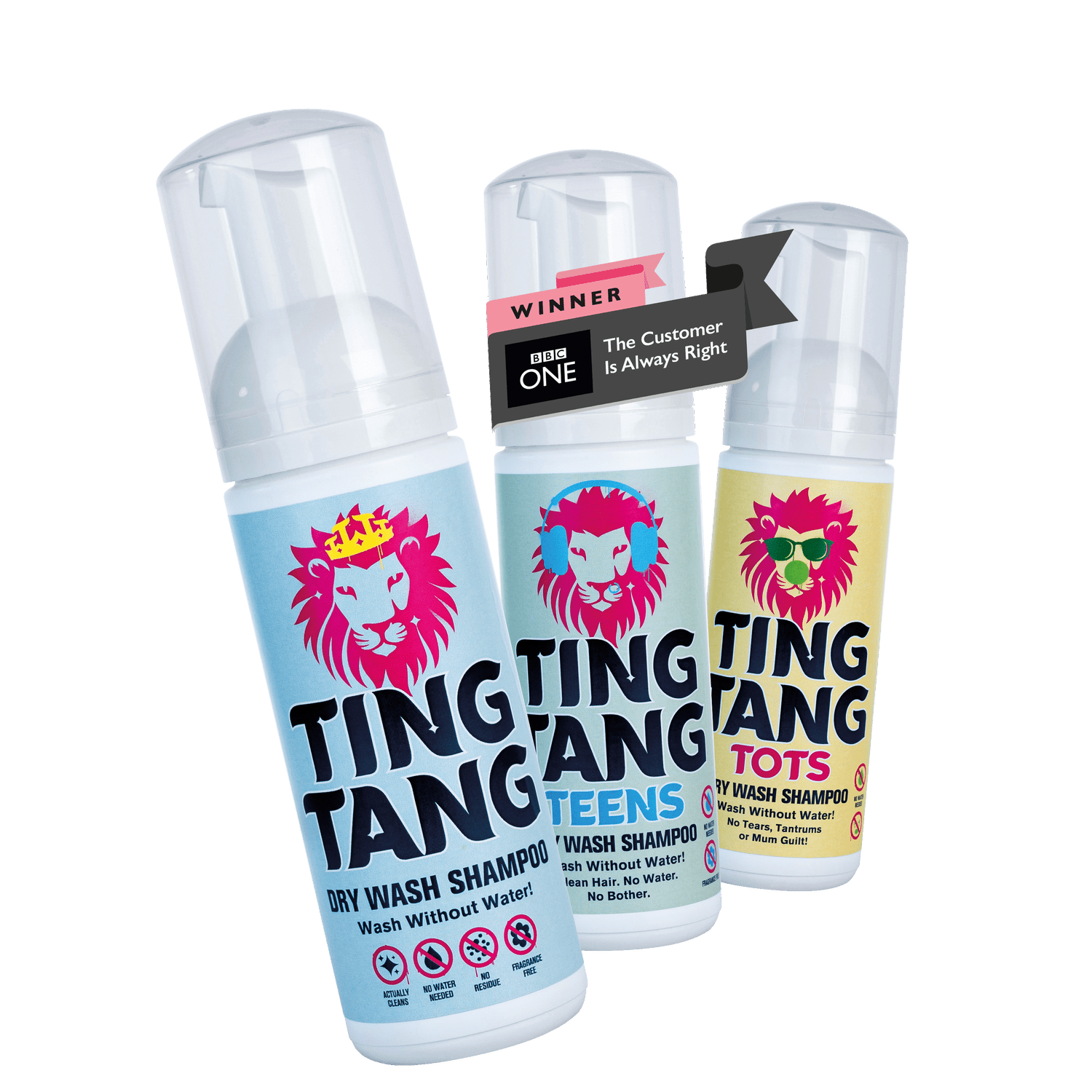 Ting Tang Dry Wash Shampoo