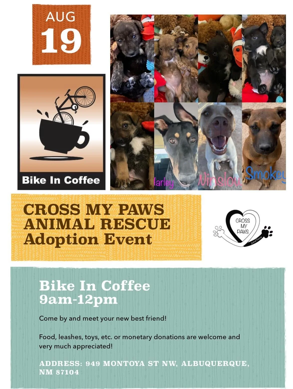 Meet and Greets Pet Adoption Events — Cross My Paws
