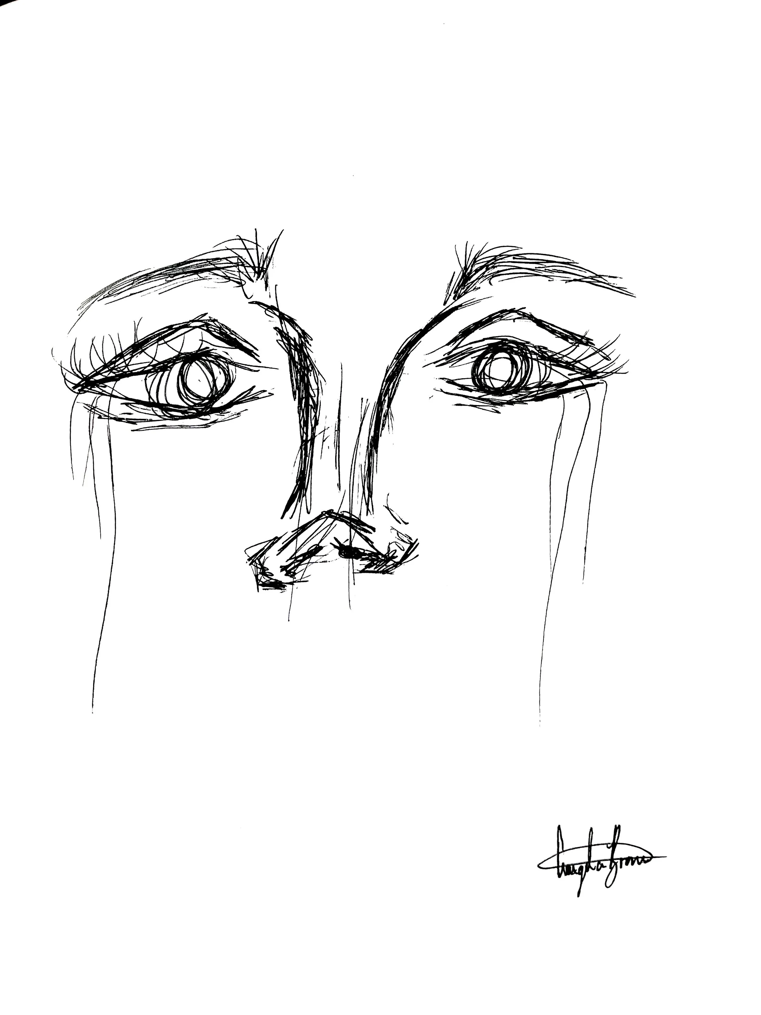 Sad Eyes Drawing Tumblr