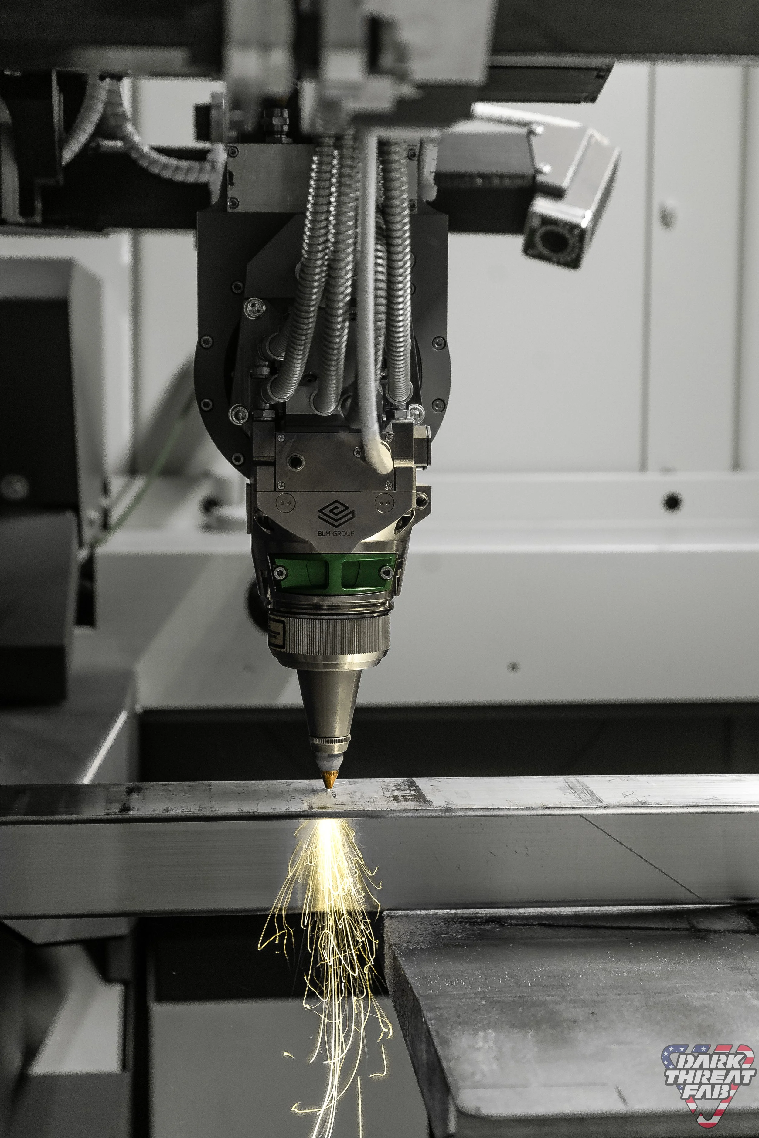 Tube Laser Processing — Dark Threat Fabrication