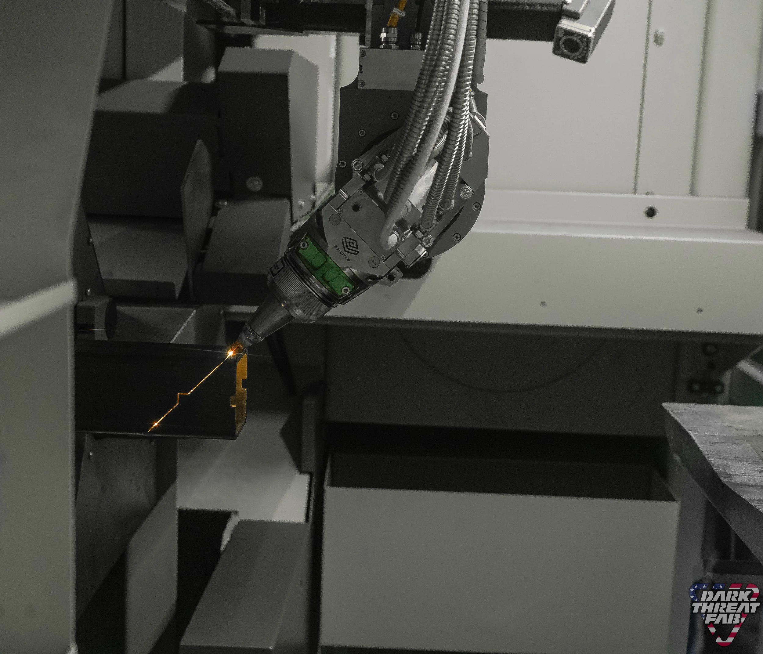 Tube Laser Processing — Dark Threat Fabrication