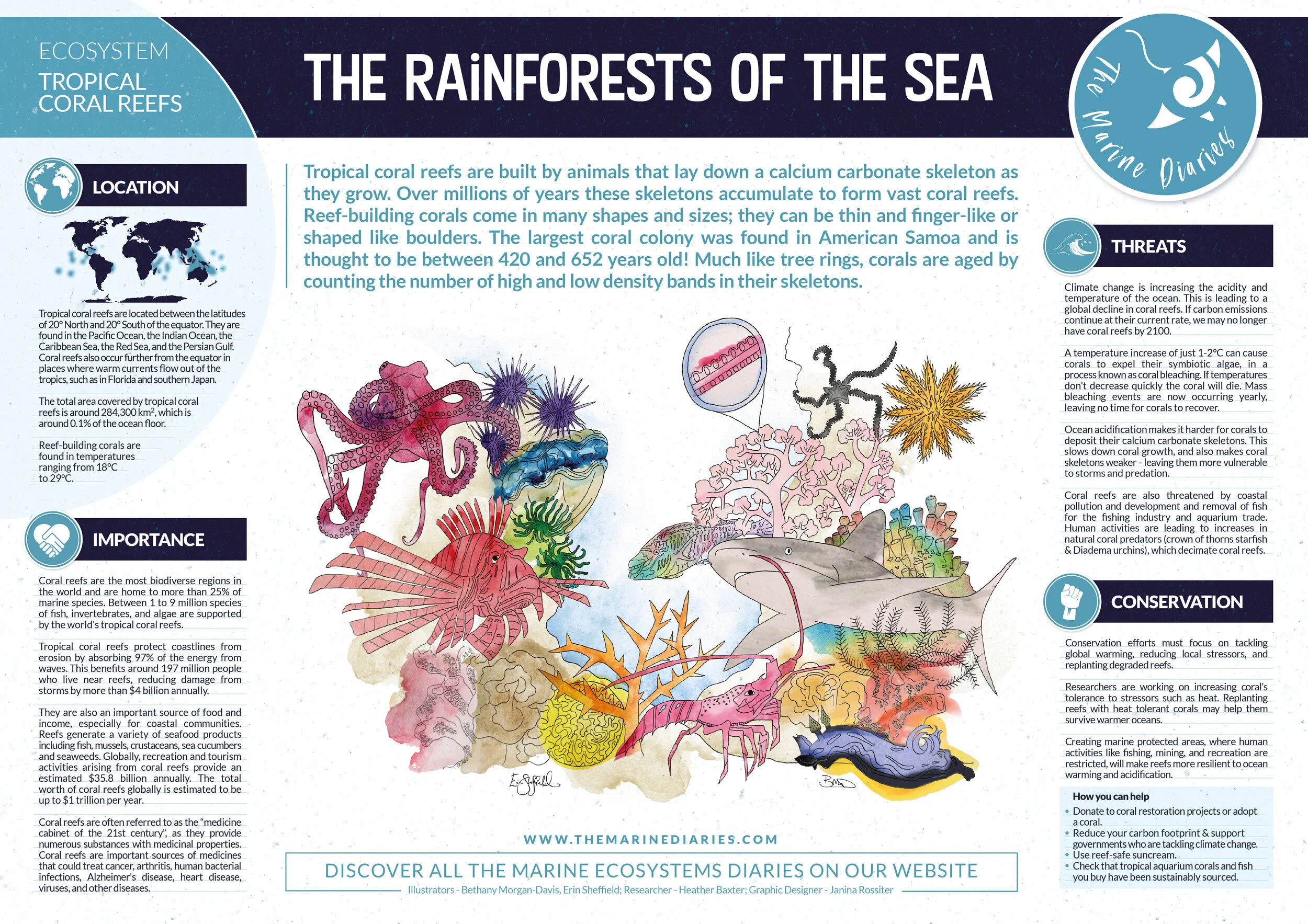 ocean habitats (coral reefs) — oceans aware