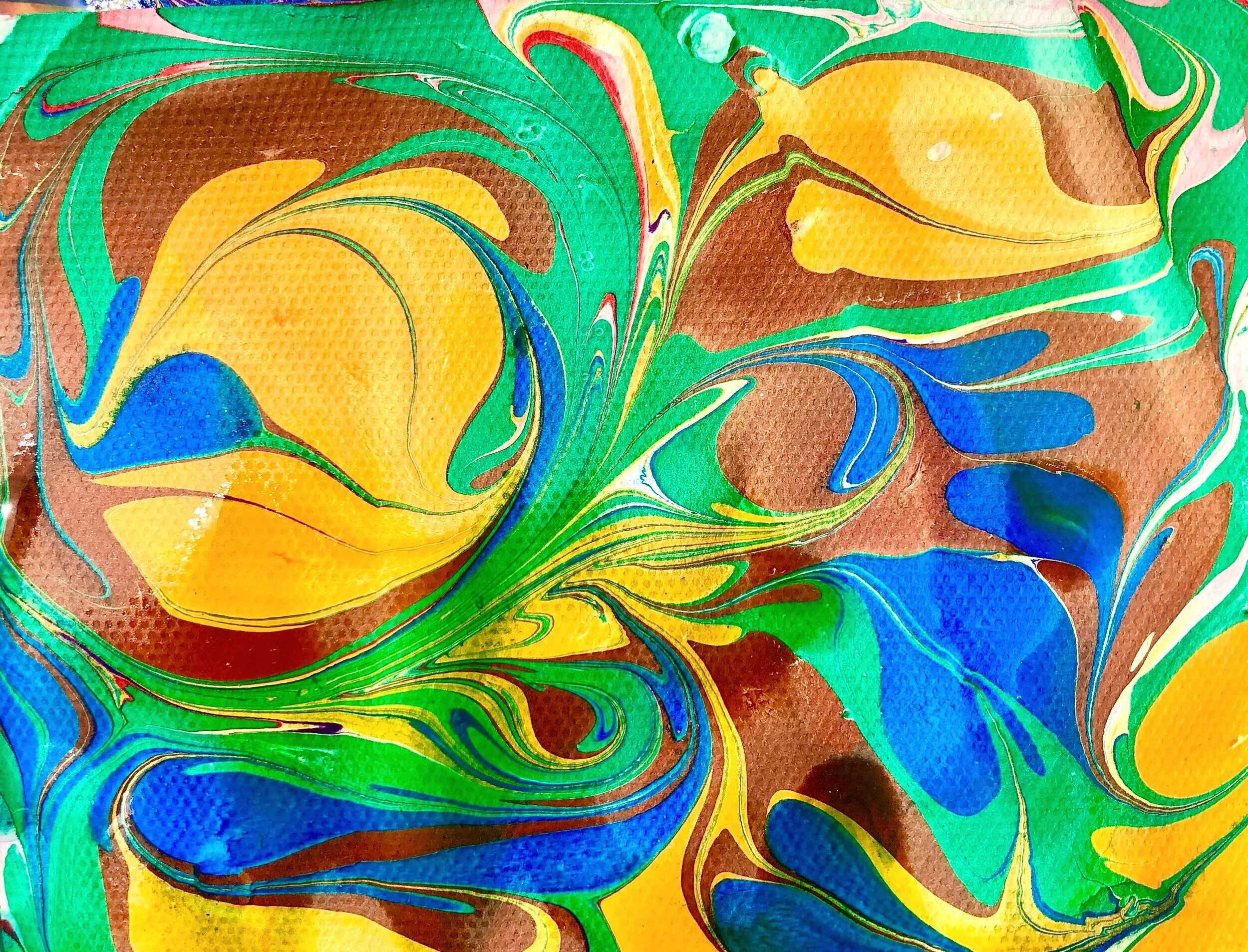 Marbled Paper Art Lesson — Courtney Marie Taylor