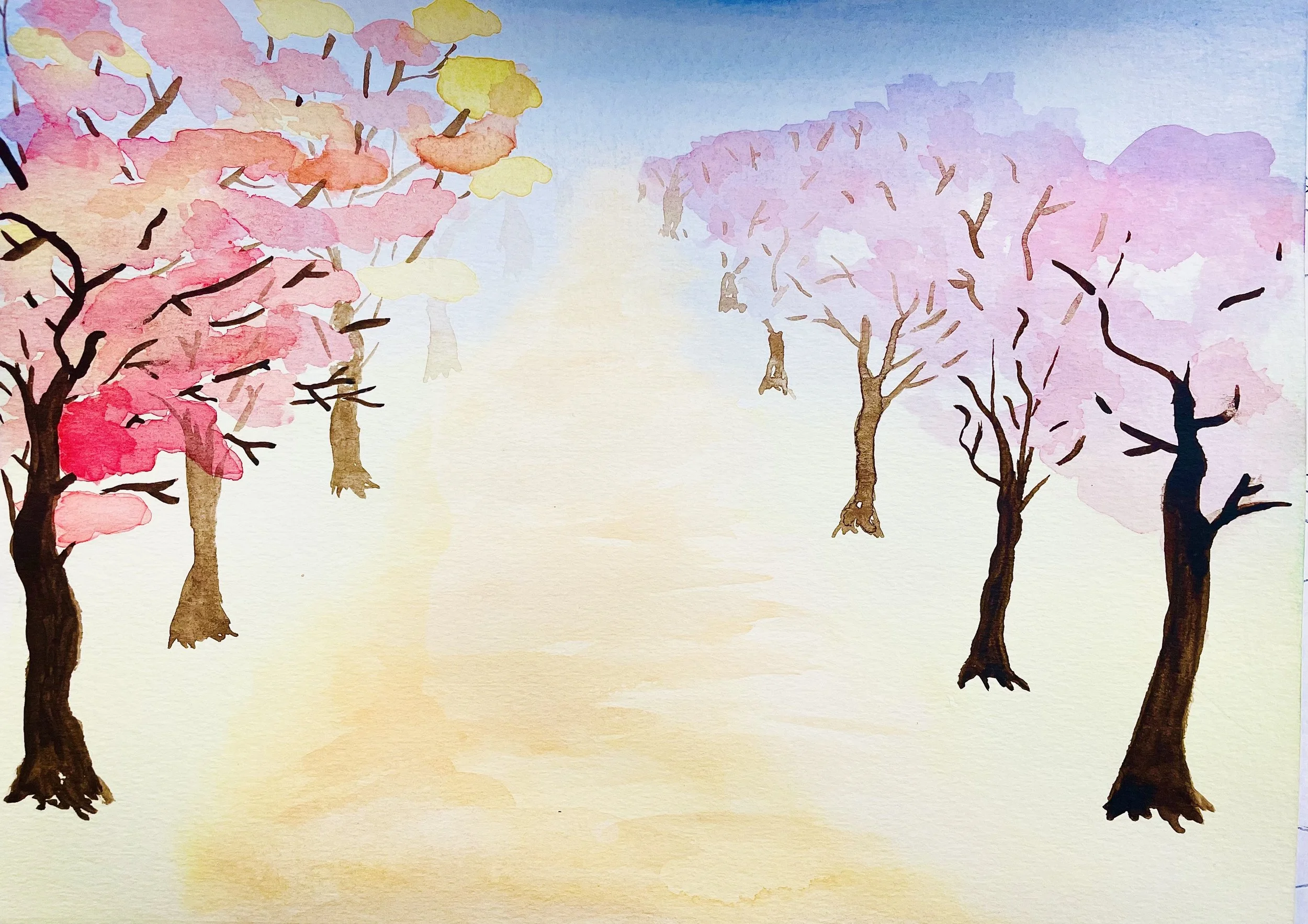 Landscape Lesson in One Point Perspective — Courtney Marie Taylor