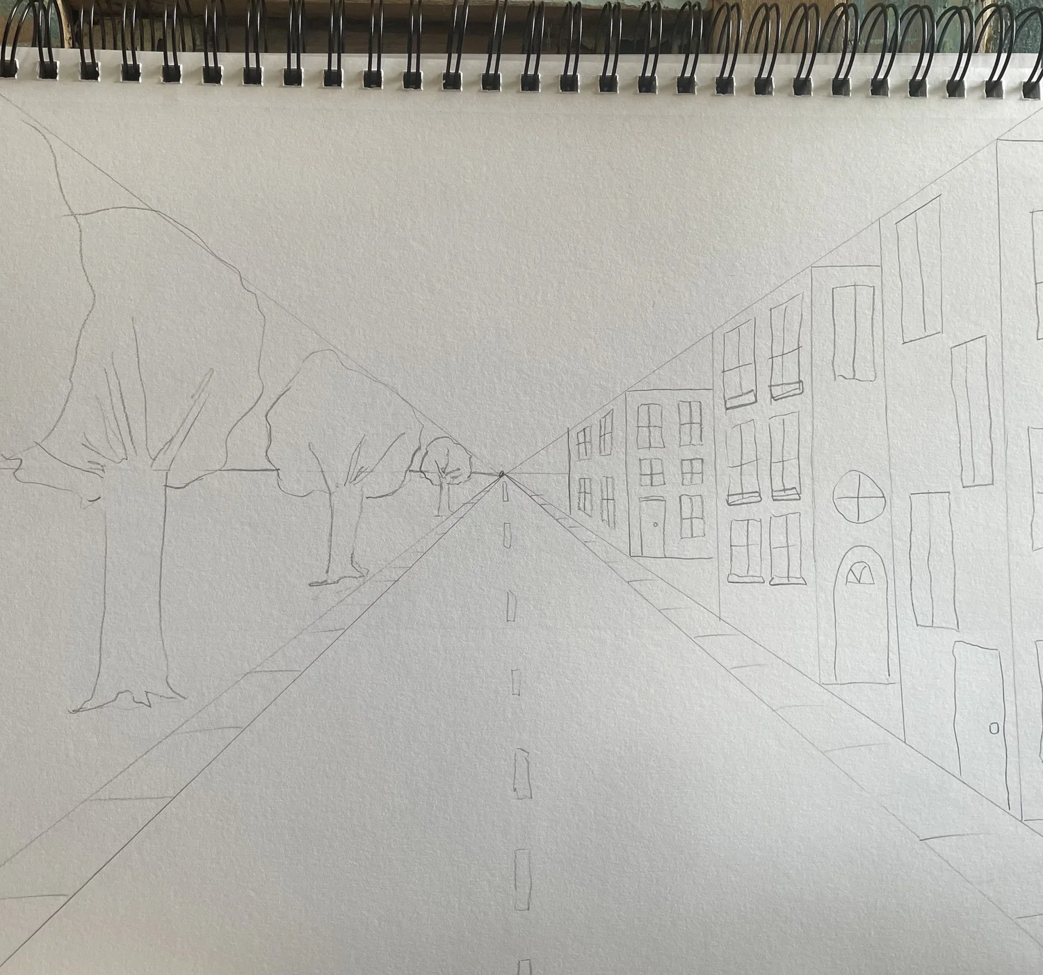Landscape Lesson in One Point Perspective — Courtney Marie Taylor