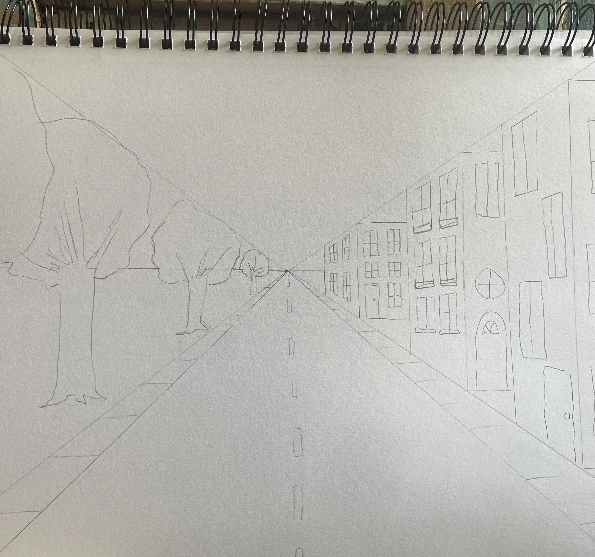 Landscape Lesson in One Point Perspective — Courtney Marie Taylor
