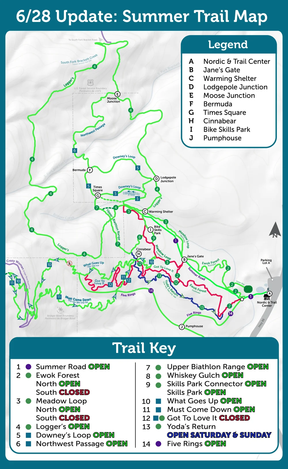 Our Trails - Summer — Crosscut Mountain Sports Center