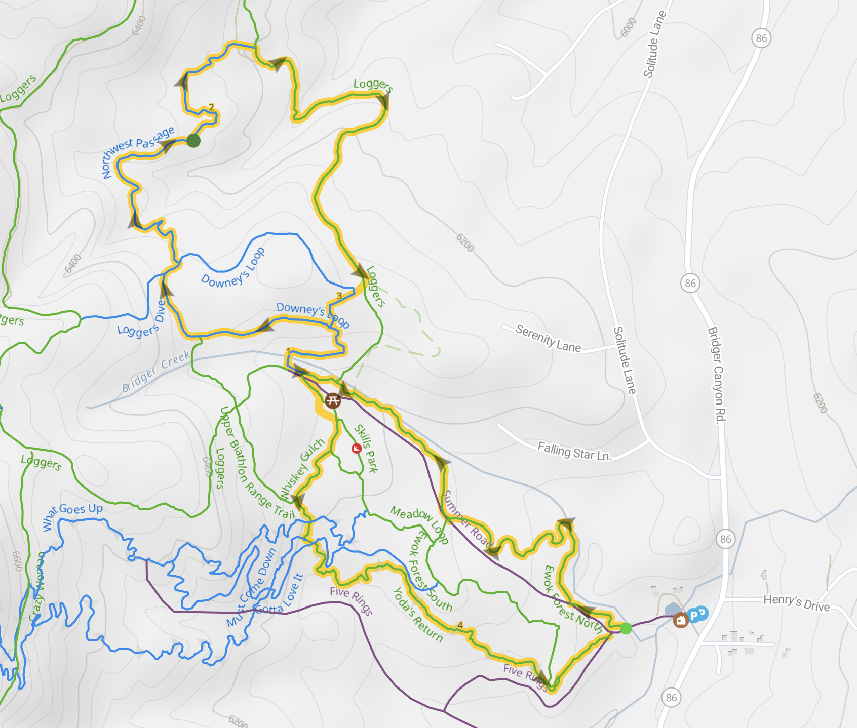 Our Trails - Summer — Crosscut Mountain Sports Center