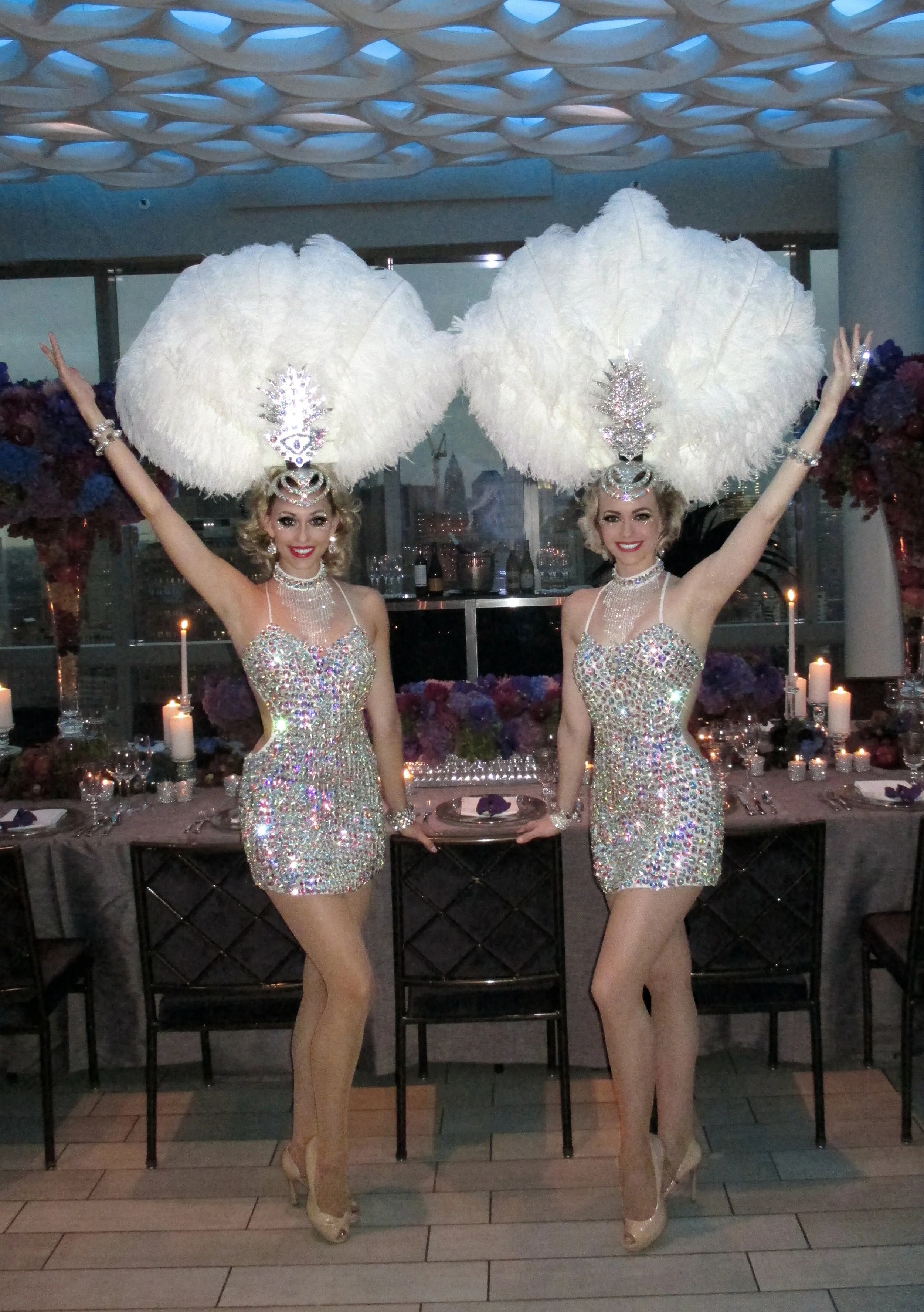 Book Glamorous Showgirls: Exquisitely Costumed Greeters, & Dancers, for ...