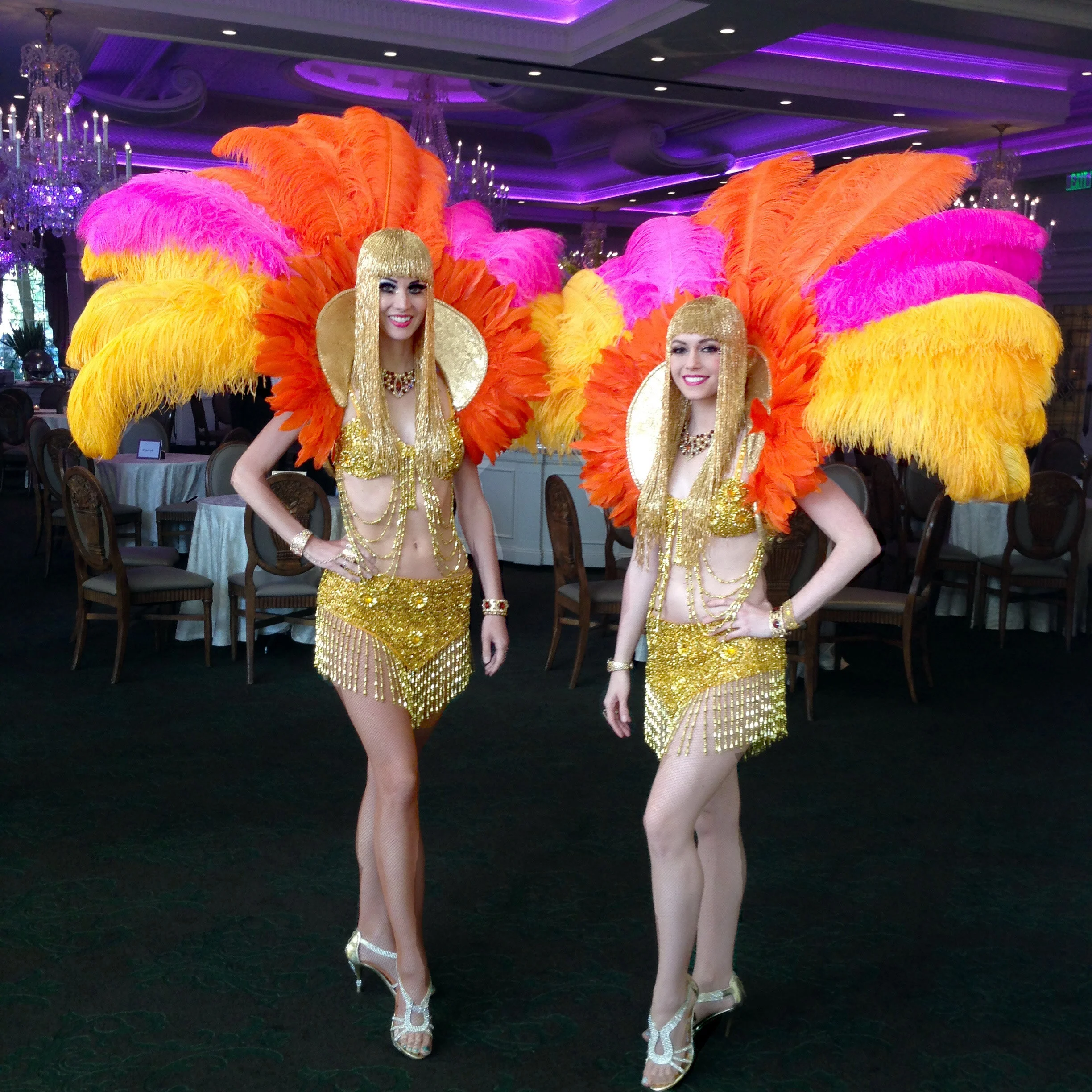 Book Glamorous Showgirls: Exquisitely Costumed Greeters, & Dancers, for ...