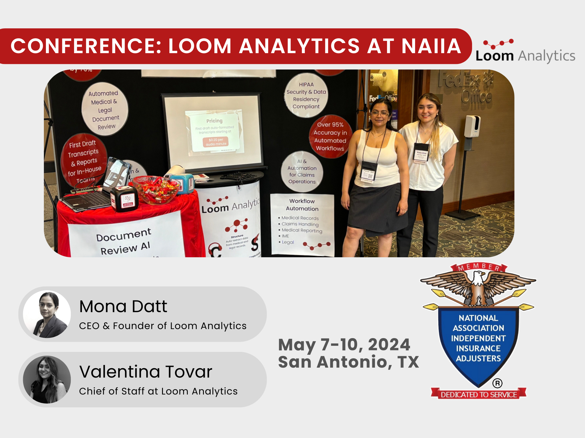 Loom Analytics at NAIIA Conference 2024 — Loom Analytics