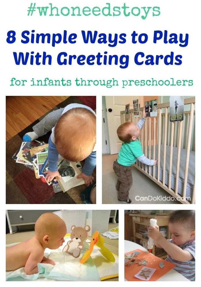 From Baby To Preschooler: 8 Ways to Play With Greeting Cards | CanDo Kiddo