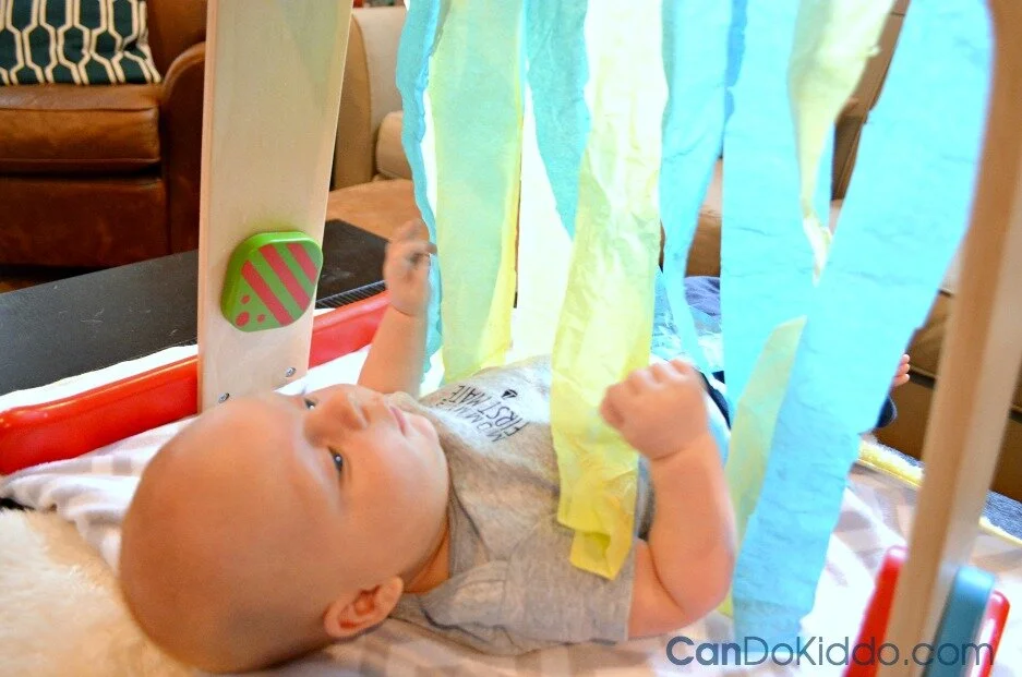 Simple Play For Your Newborn Baby : Streamers | CanDo Kiddo