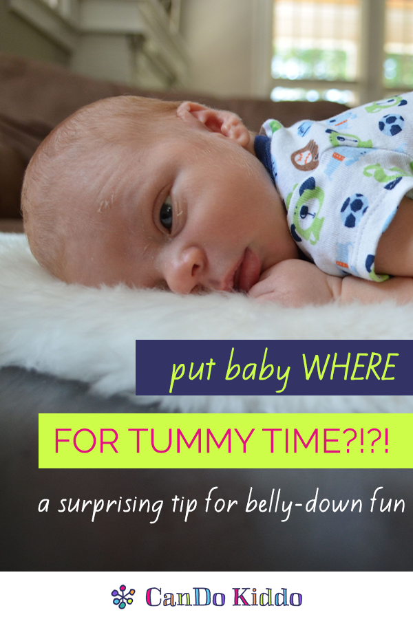 Tummy Time On A Table (with total supervision) | CanDo Kiddo