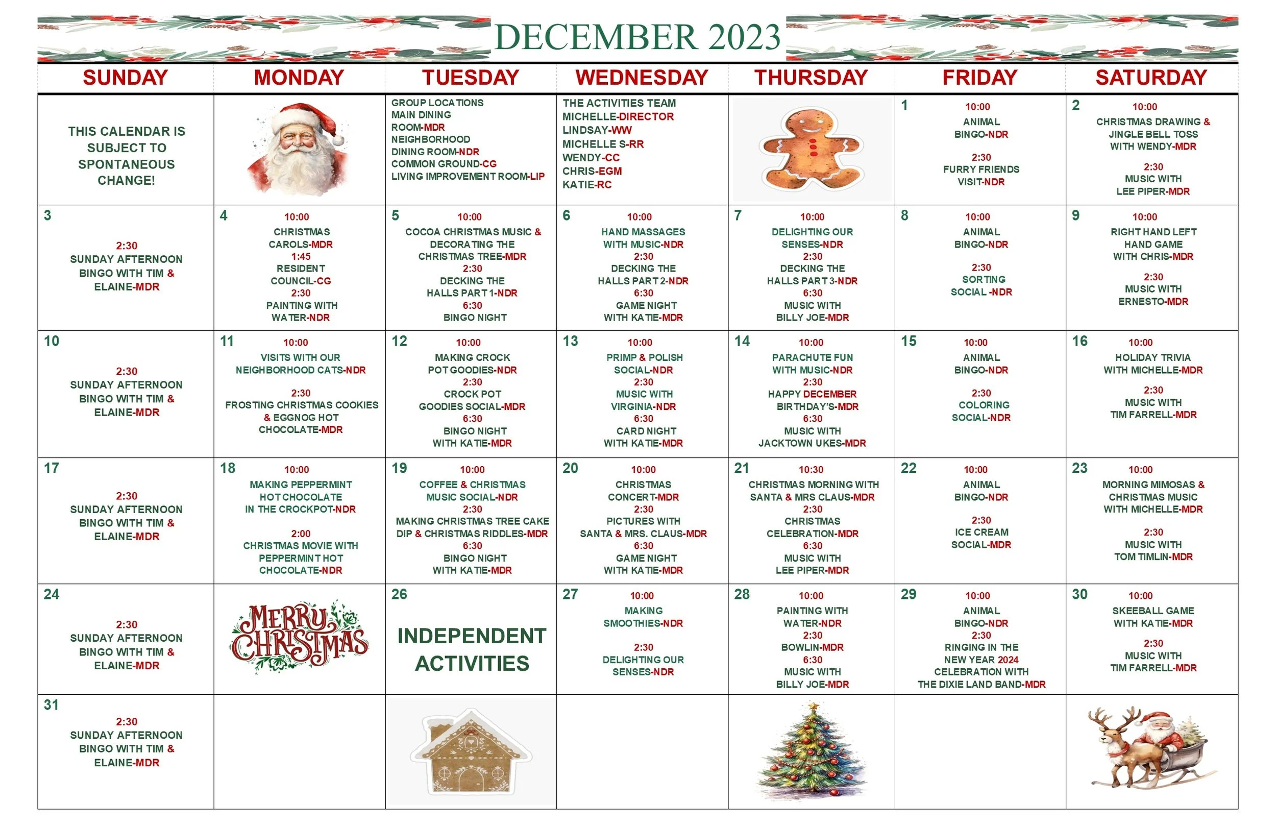 Menu 1 — Jackson County Medical Care Facility
