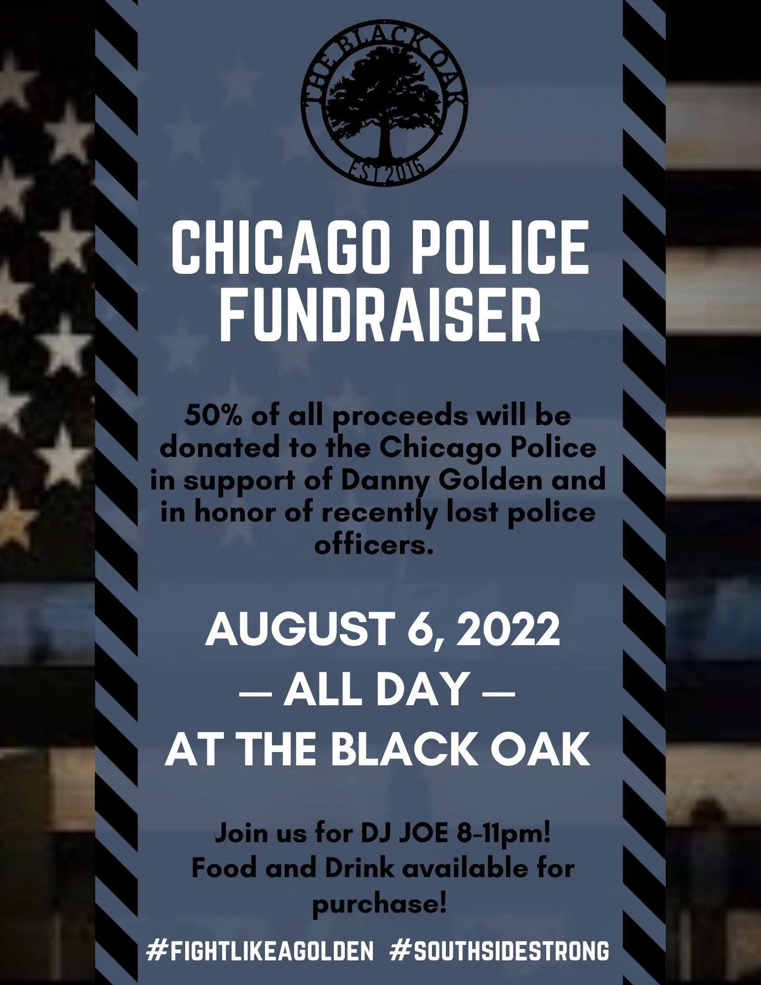 Chicago Police Fundraiser — Black Oak Restaurant & Tavern