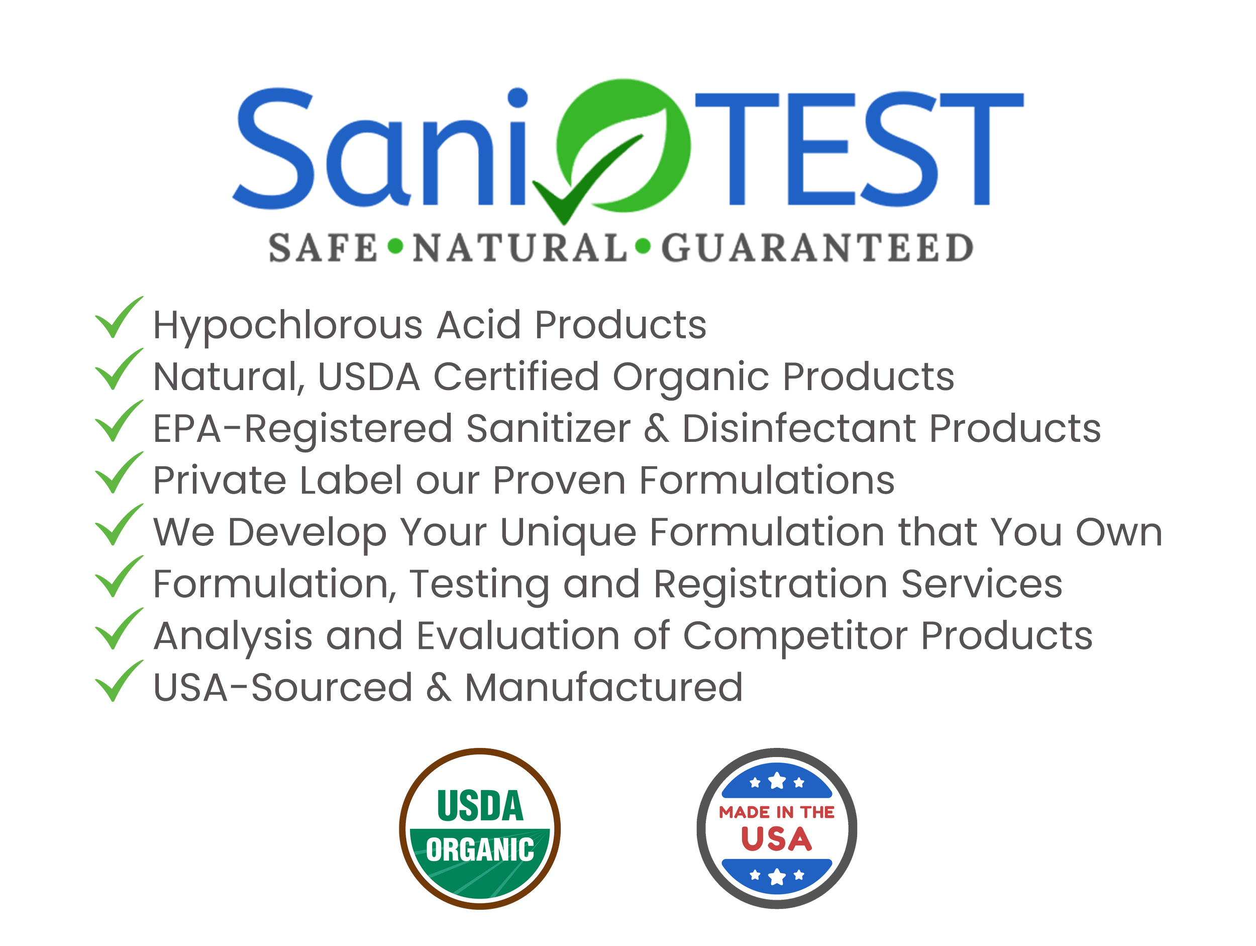 Sani-Test | Safe & Natural Hypochlorous Acid Products | Non-Toxic ...