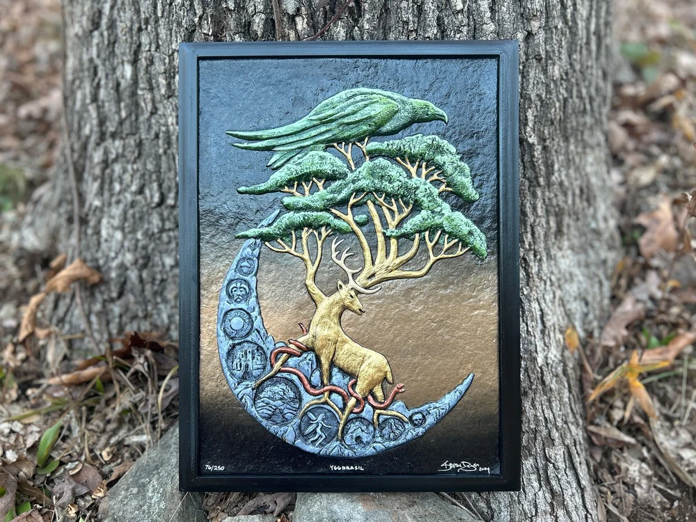 Yggdrasil: The Sacred World Tree in Norse Mythology — Kevin Dyer Art