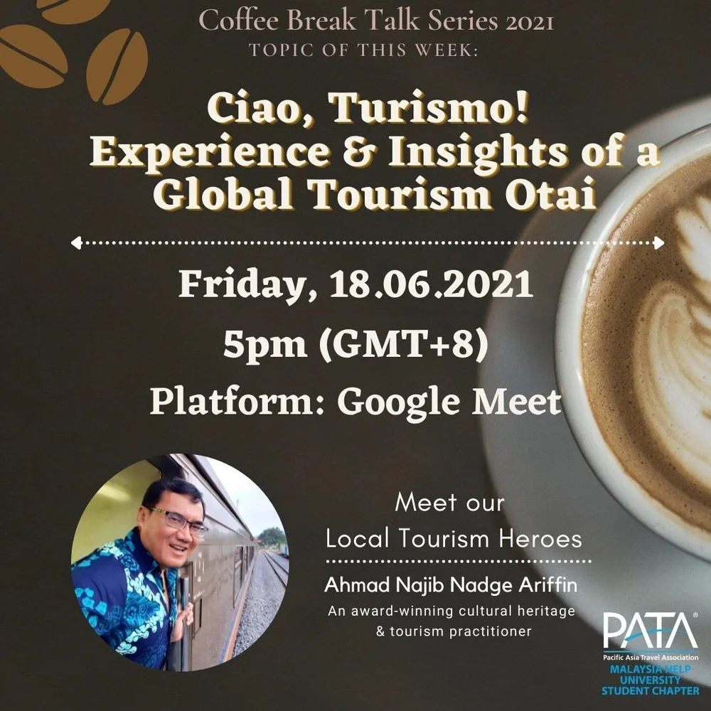 PATA Malaysia HELP University Student Chapter Coffee Break Talk Series ...