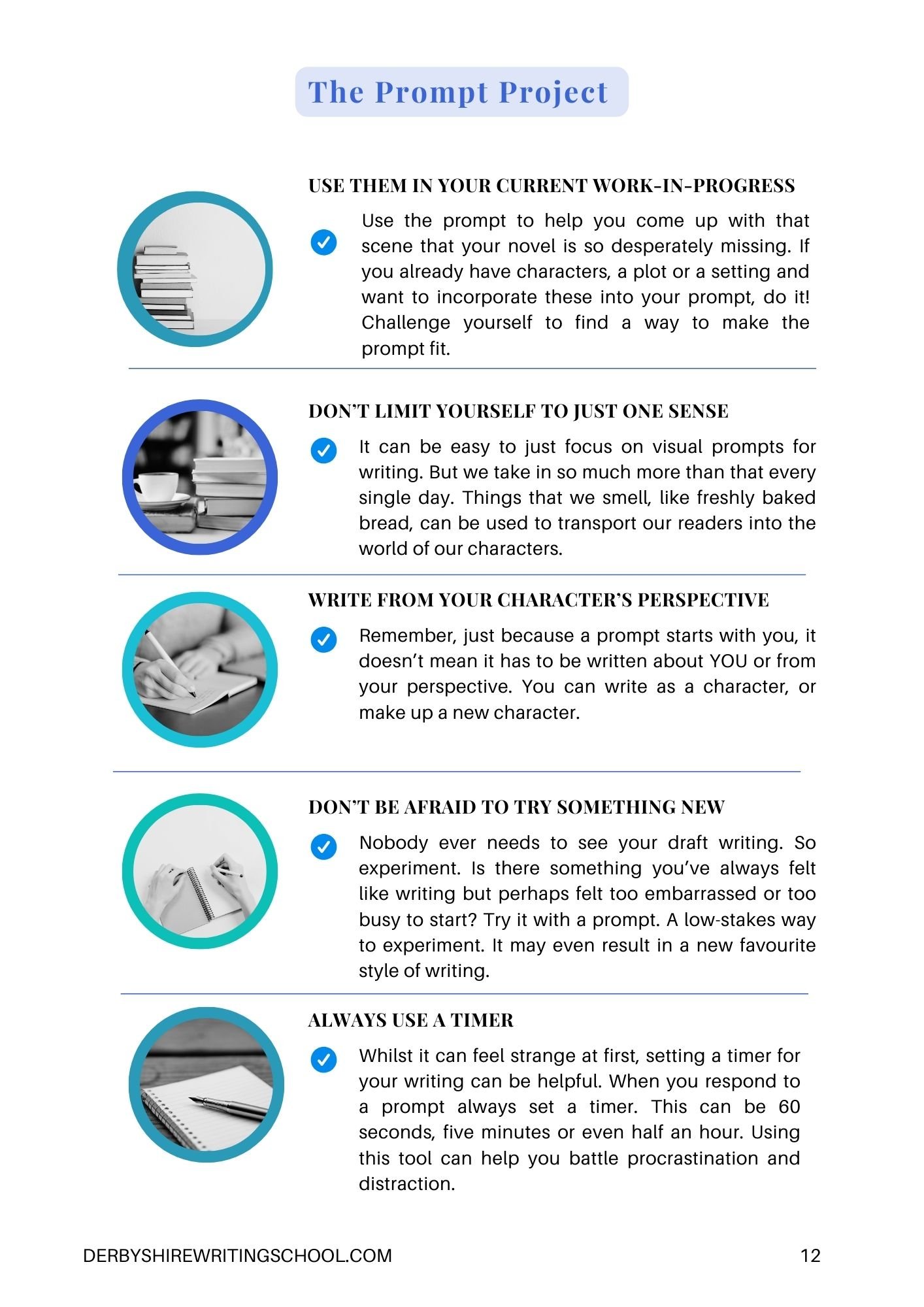 Creating Characters Workbook — Derbyshire Writing School