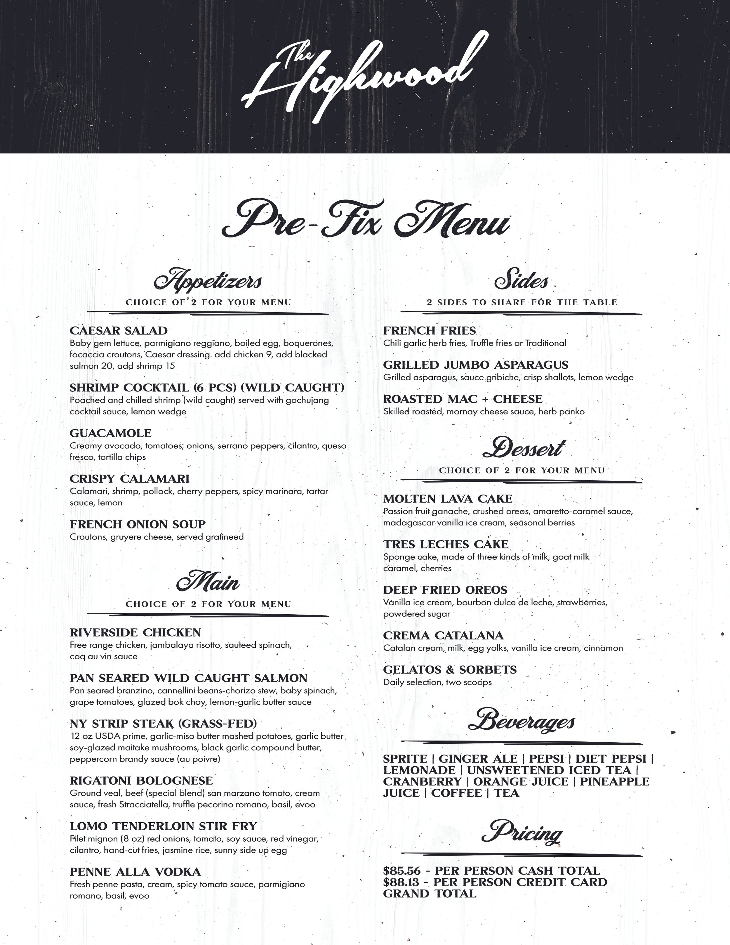 Events & Catering — The Highwood