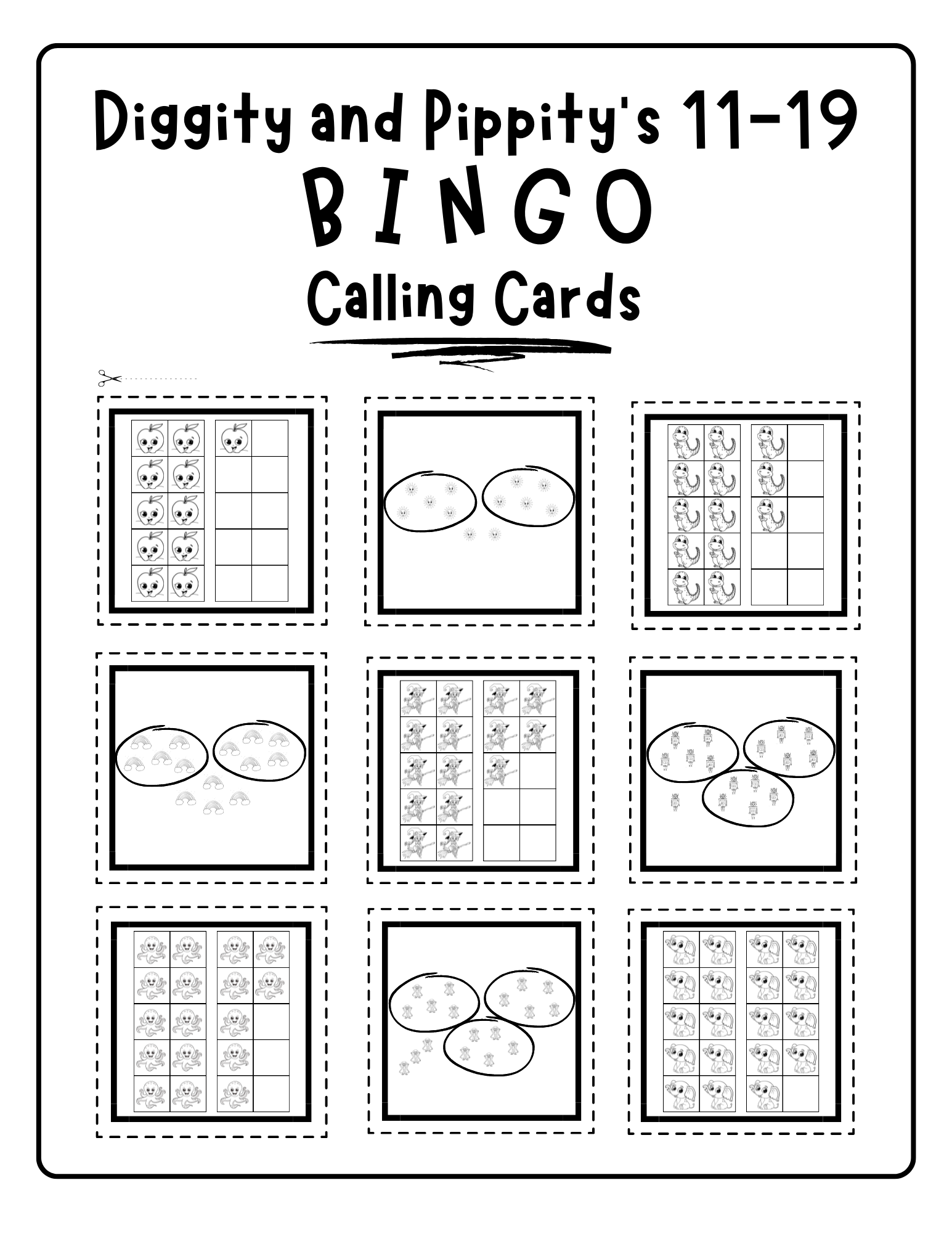 Diggity Dog and Pippity Pup and the Tricky Teen Numbers (PHYSICAL BOOK ...