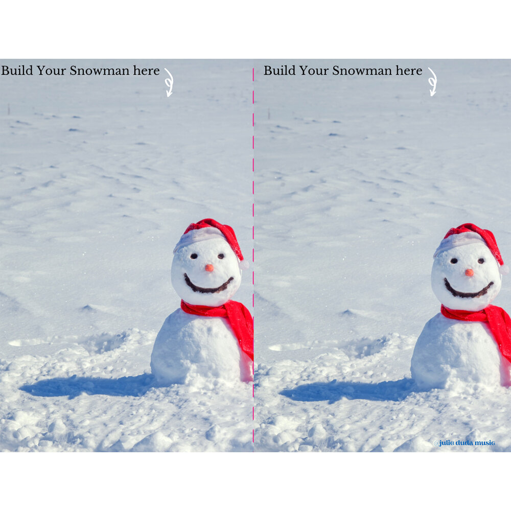 Do You Want To Build A Snowman Scene