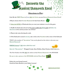 Creative Games for the Studio — Julie Duda Music Studio