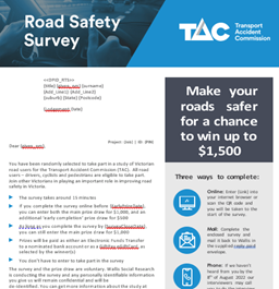 Road Safety Survey — Wallis Social Research
