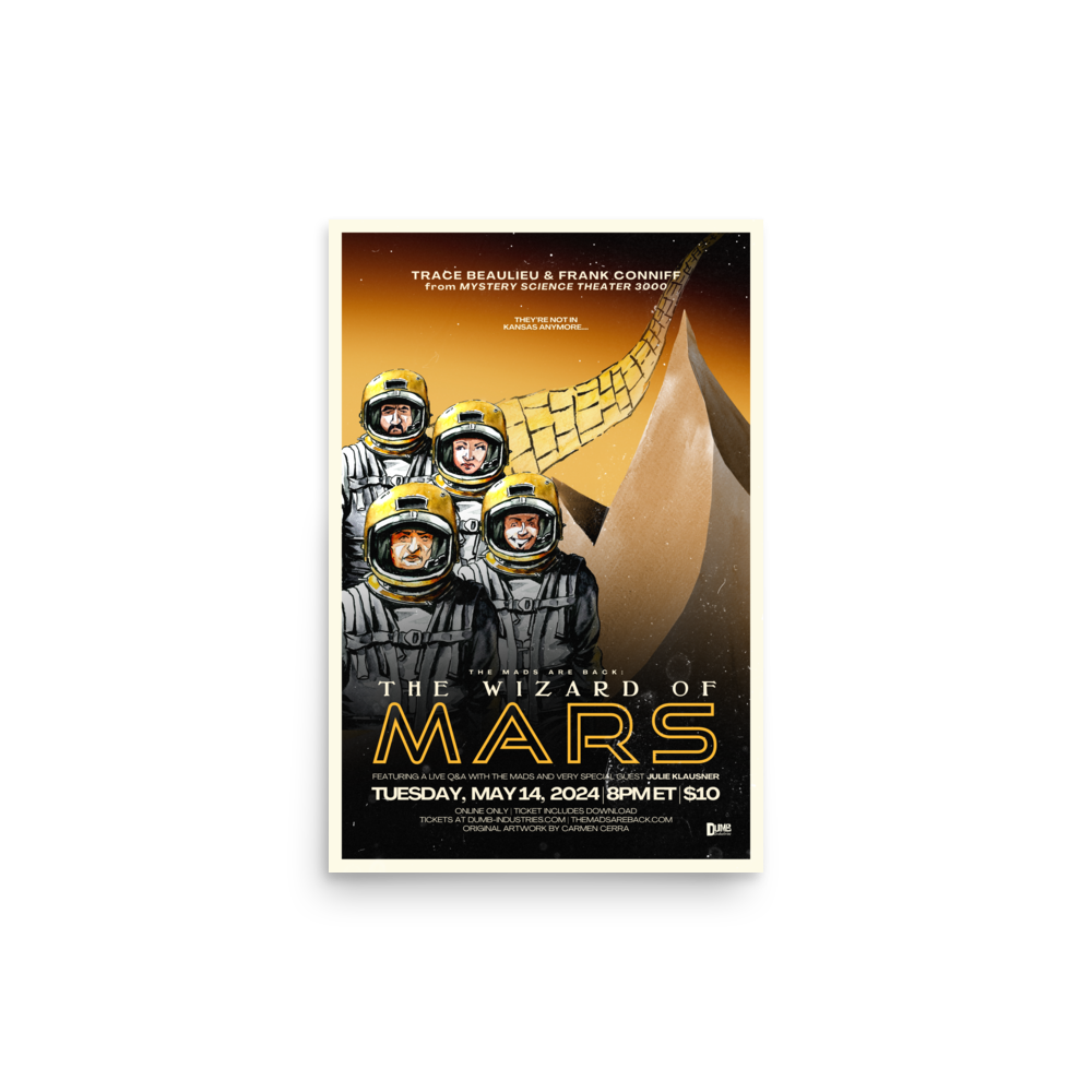 The Mads From MST3K | Official 2022 Matte Poster Print — Dumb Industries