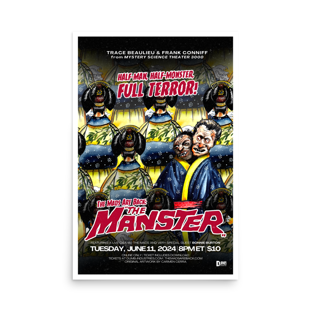 The Mads From MST3K | Official 2022 Matte Poster Print — Dumb Industries