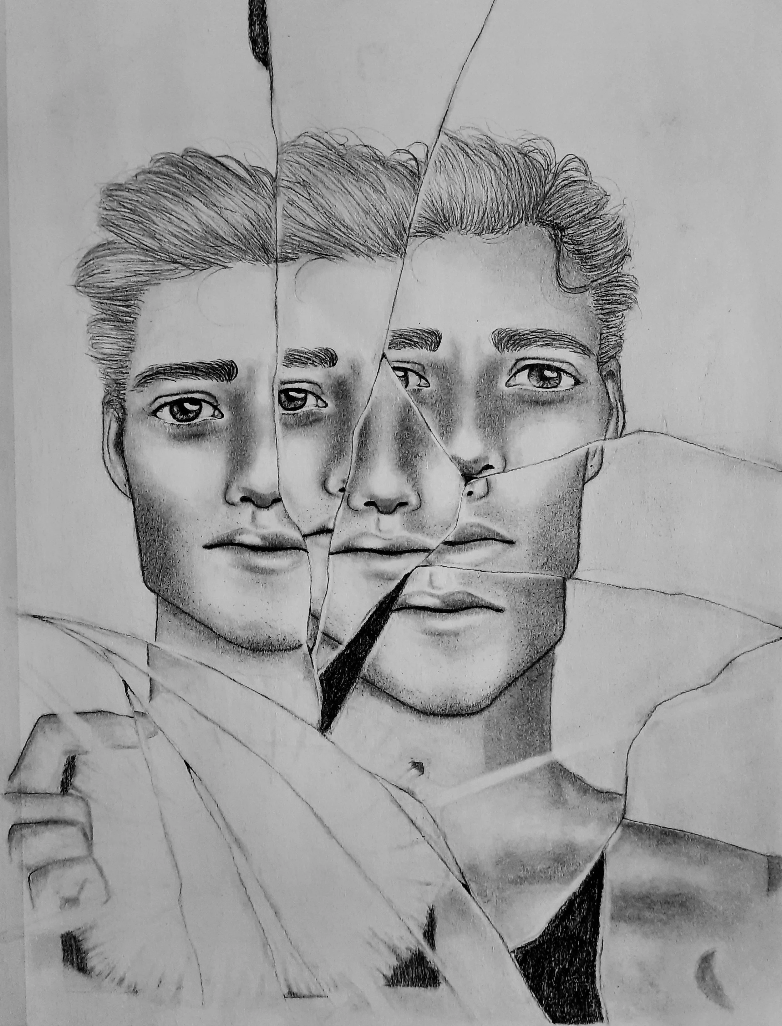 Broken Mirror Drawings