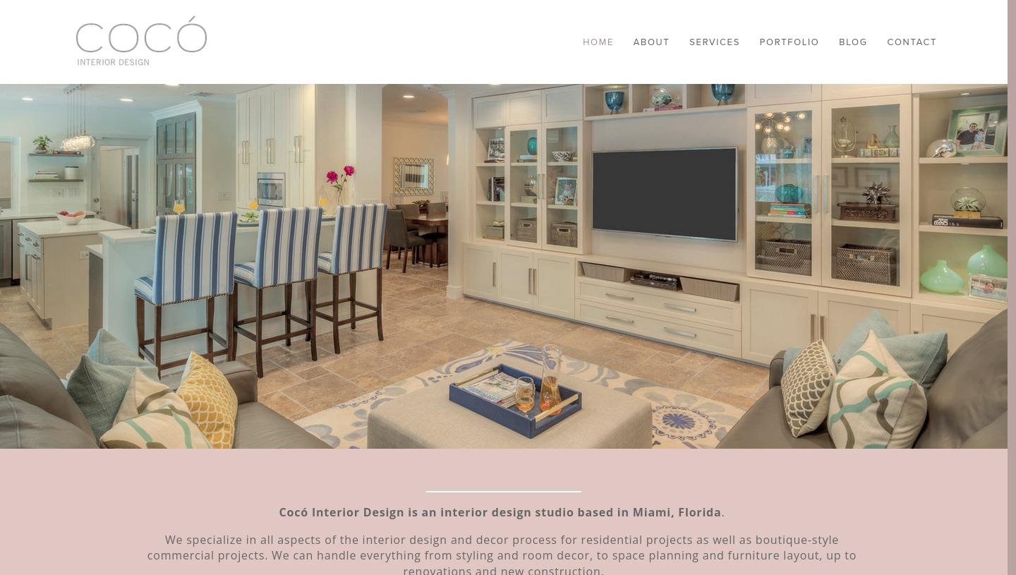 15+ Interior Design Portfolios Built on Squarespace | Squarespace Inspiration — Launch Happy ...