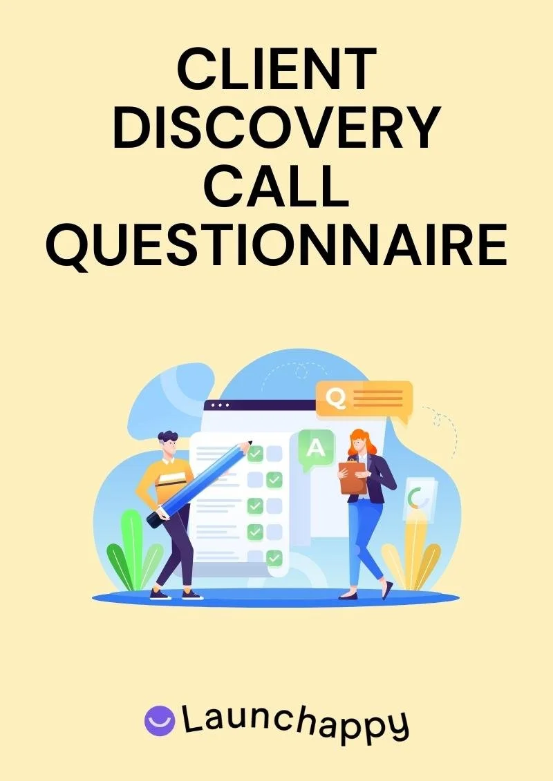 Free Client Discovery Call Questionnaire — Launch Happy | Squarespace ...