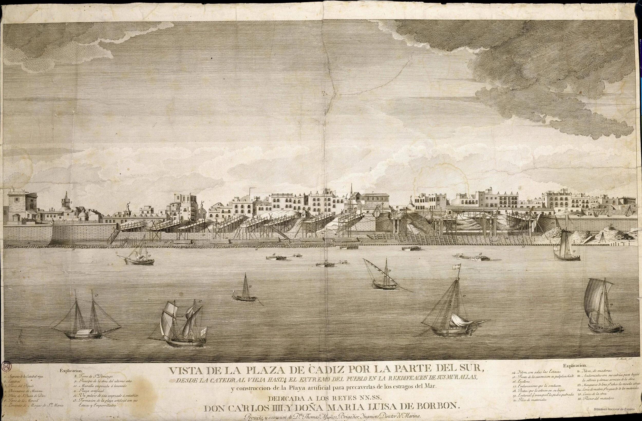 Plans of the Cadiz Fortification in the Modern Age — Mapas y Vistas ...