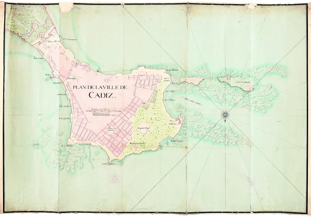 Modern Age Maps of the city of Cadiz — Mapas y Vistas - Cádiz - Maps ...