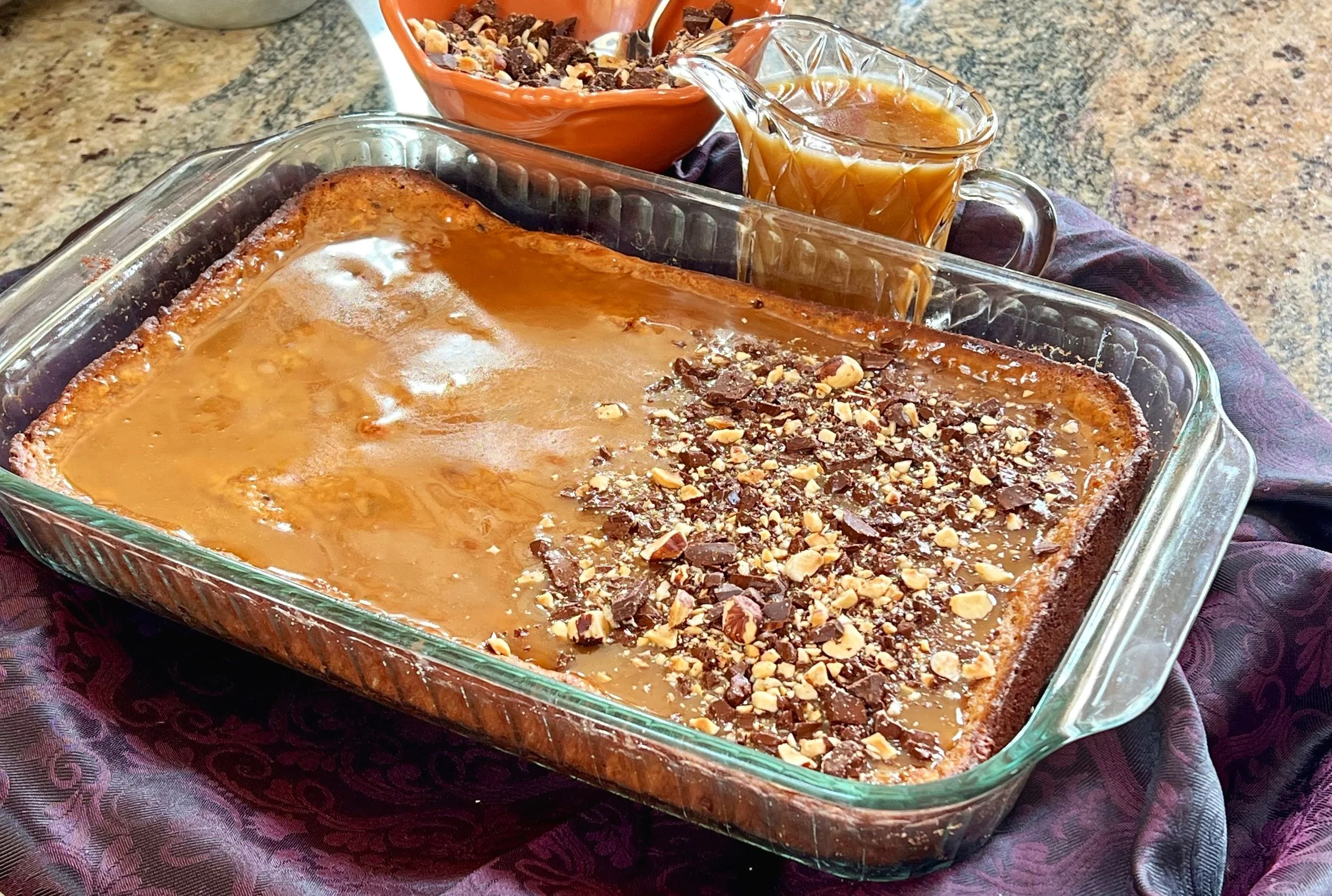 Sticky Banana Pudding with Hazelnut Butterscotch — Deno's Diner