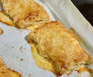 Fish Puff Pastry Tarts — Deno's Diner
