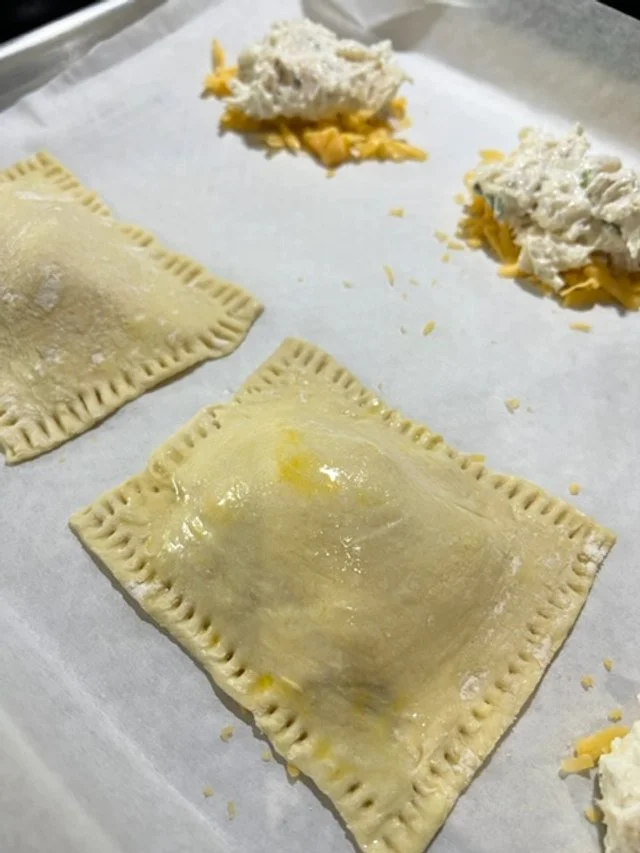 Fish Puff Pastry Tarts — Deno's Diner