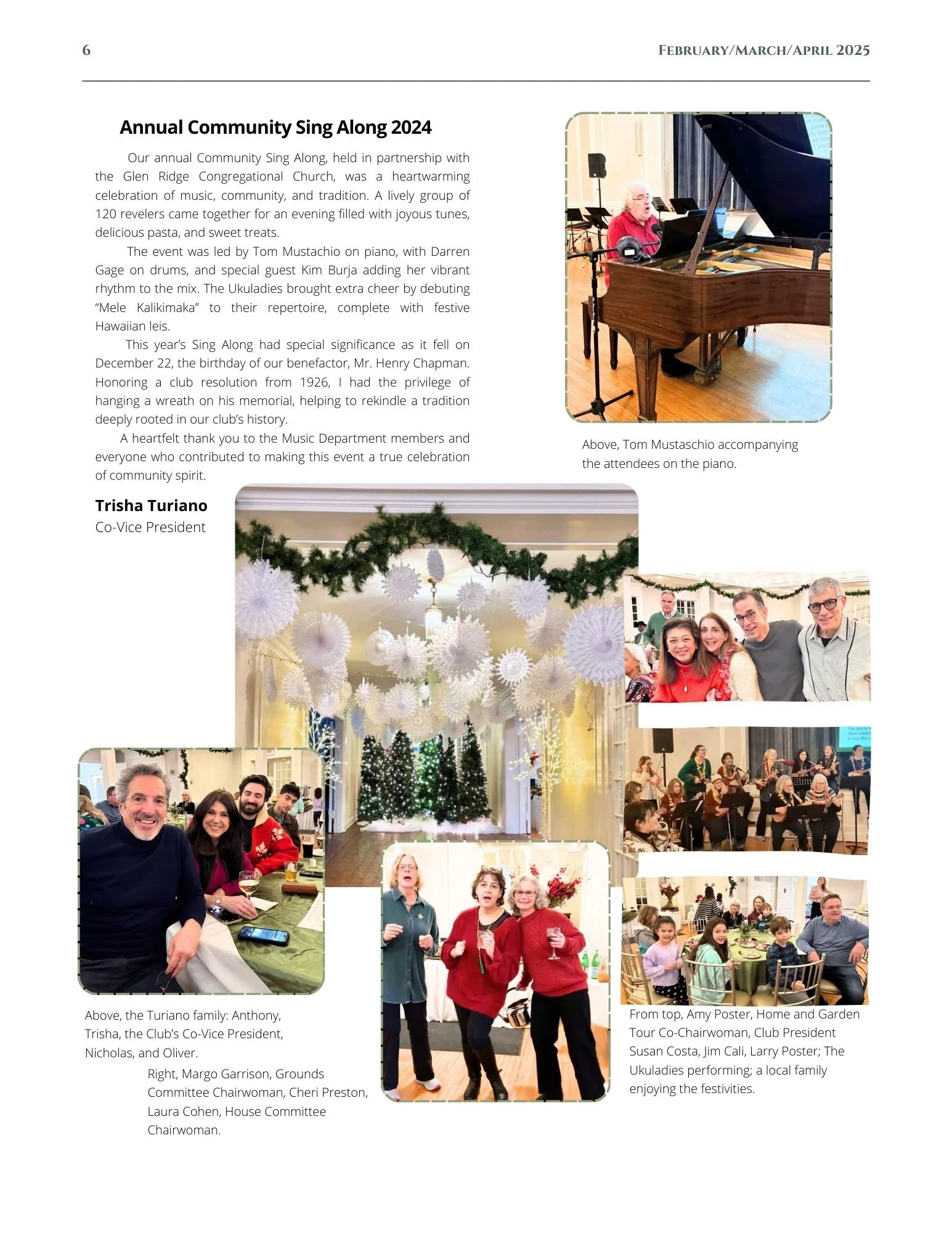 Signpost Newsletter — Women's Club of Glen Ridge